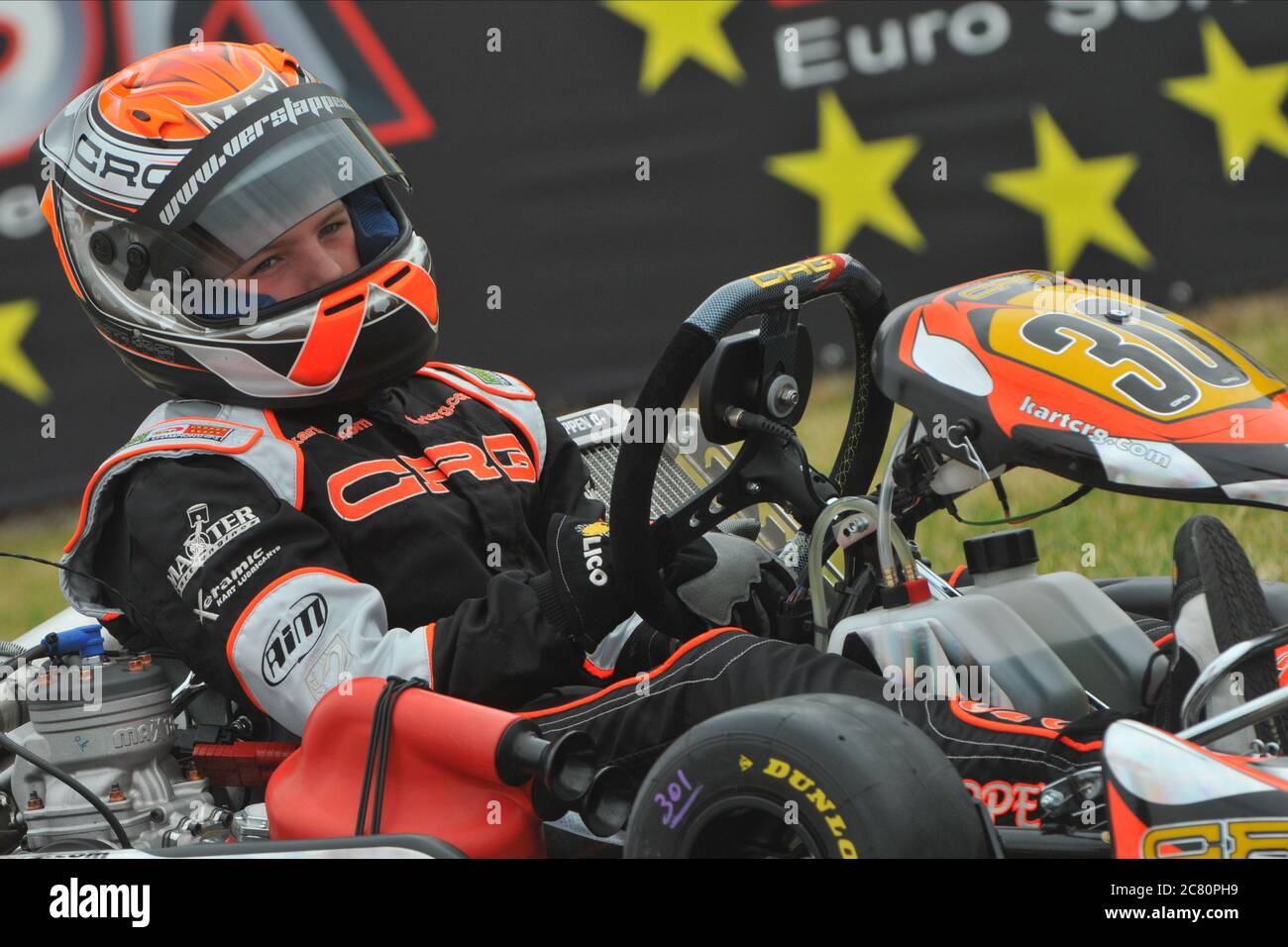 Max Verstappen's junior international karting career Stock Photo - Alamy