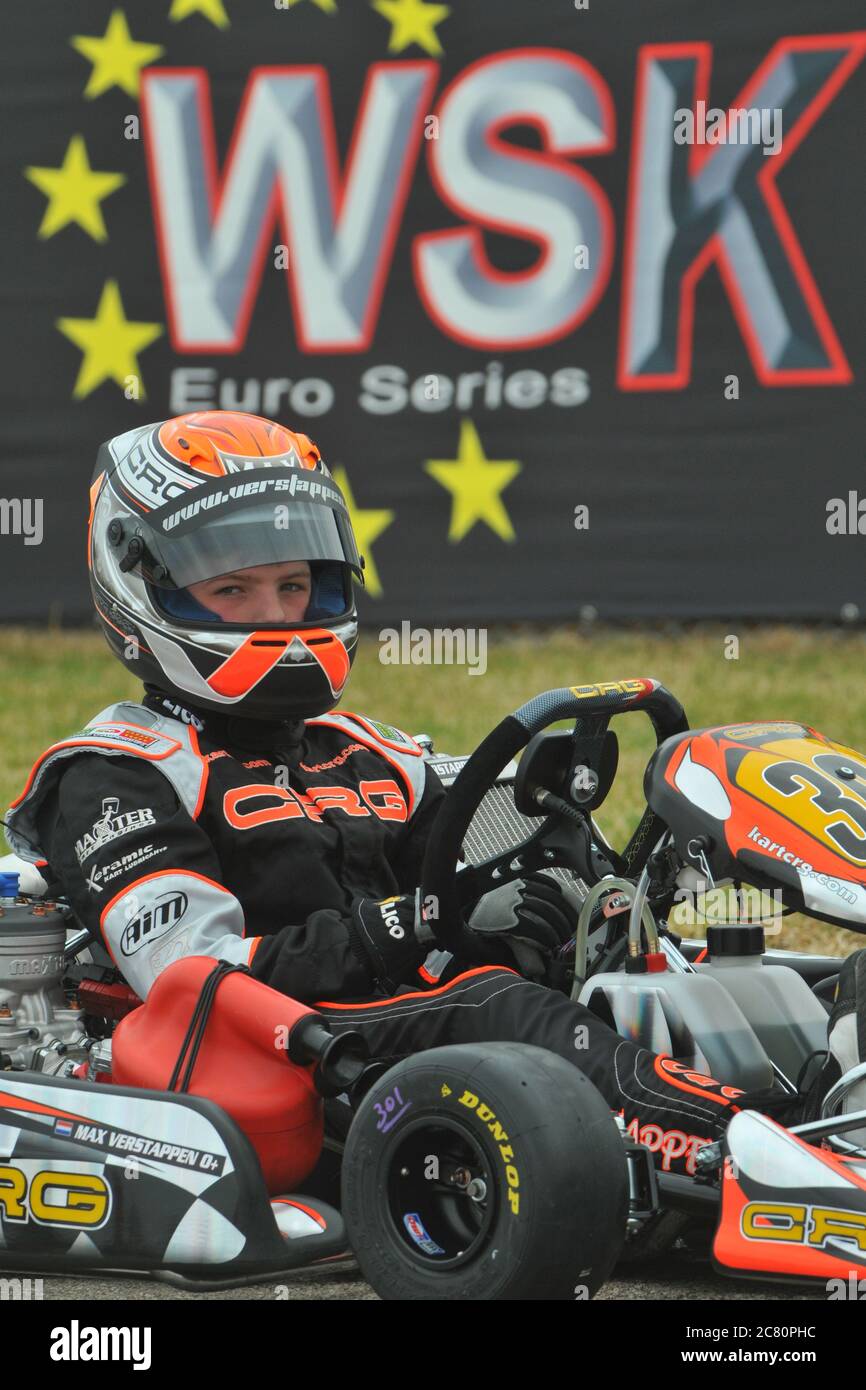 Max Verstappen's junior international karting career Stock Photo - Alamy