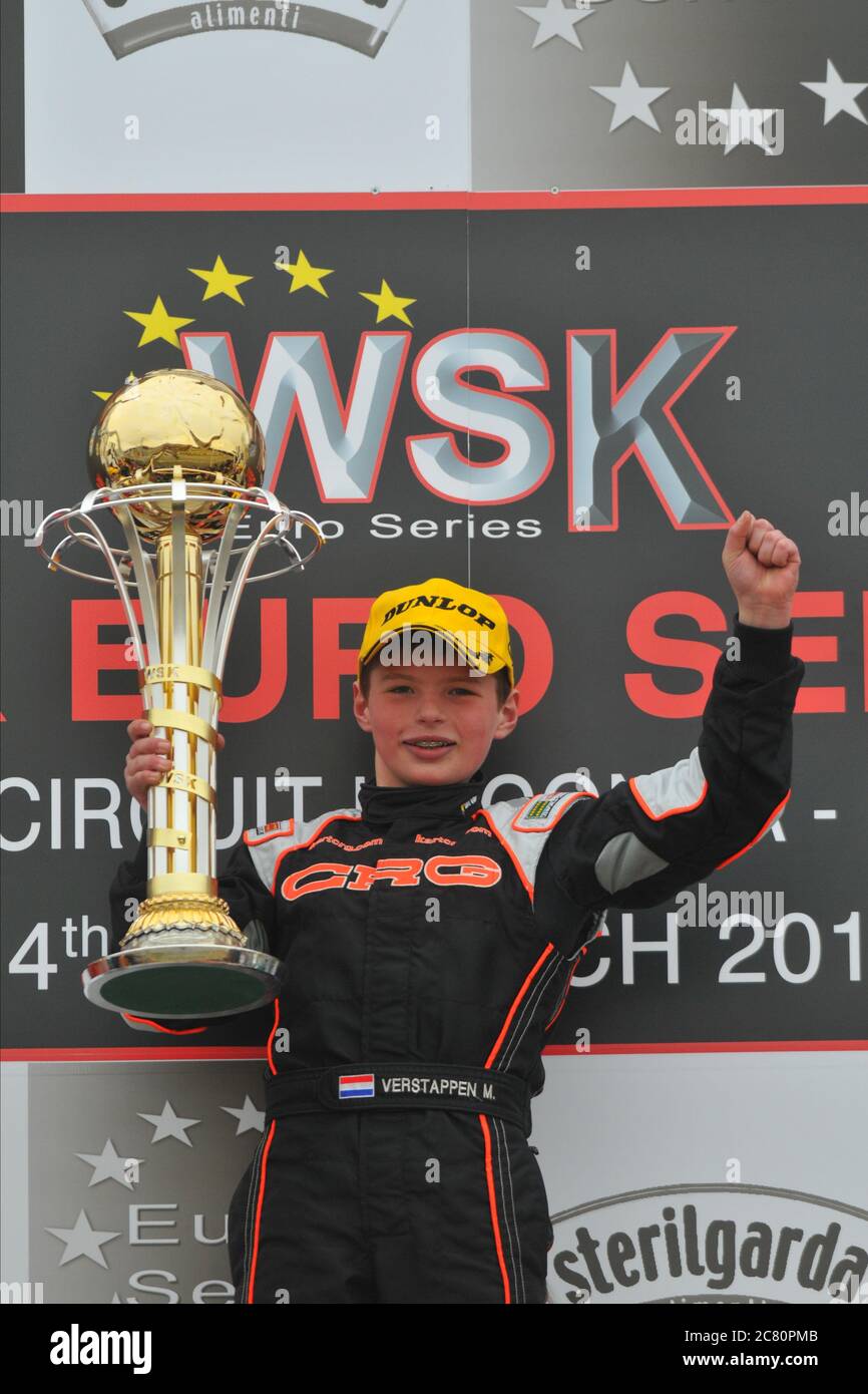 Max Verstappen's junior international karting career Stock Photo - Alamy