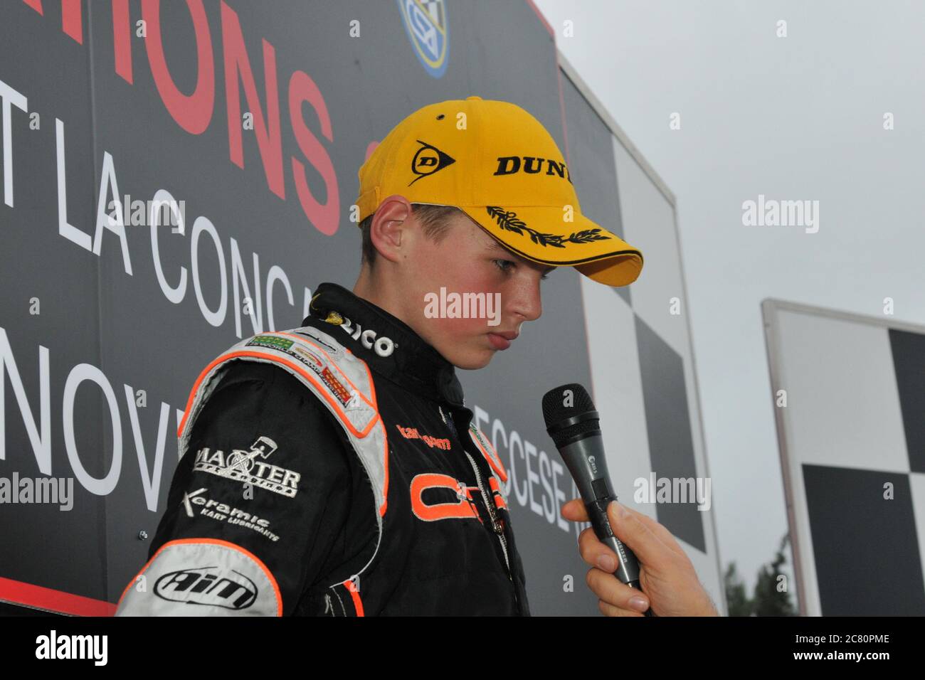 Max Verstappen's junior international karting career Stock Photo - Alamy