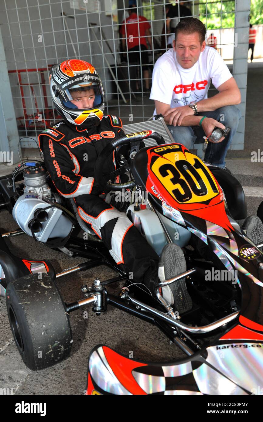 Max Verstappen's junior international karting career Stock Photo - Alamy