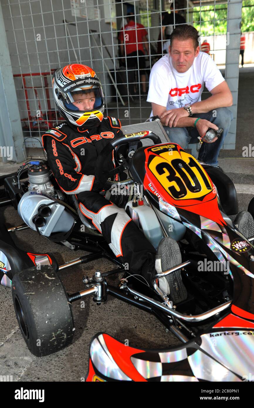 Max Verstappen's junior international karting career Stock Photo - Alamy