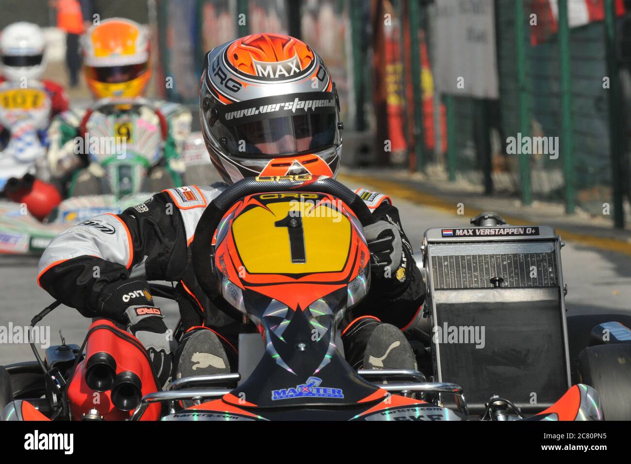 Max Verstappen's junior international karting career Stock Photo - Alamy