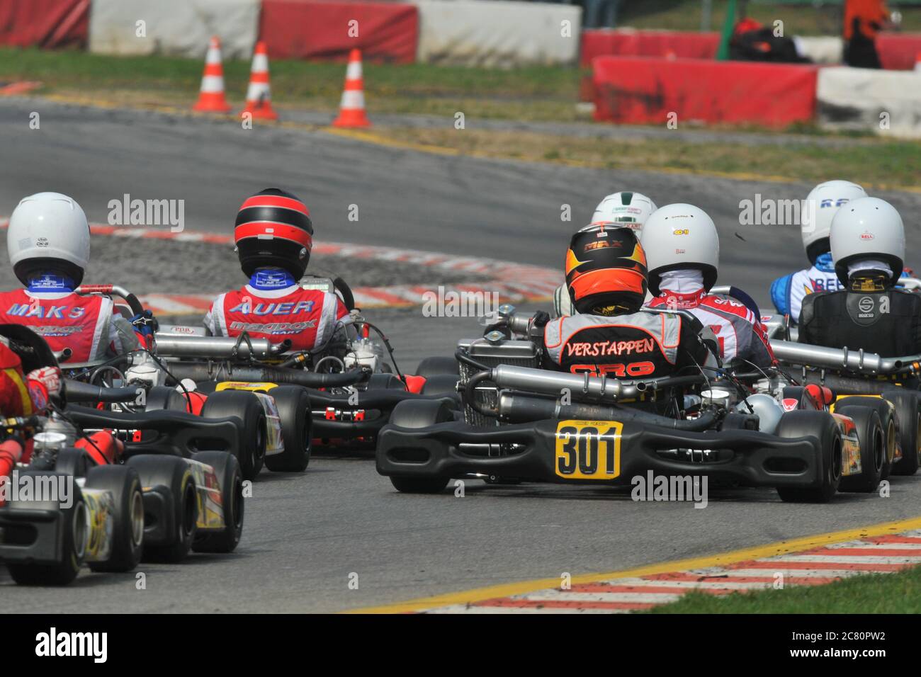 Max Verstappen's junior international karting career Stock Photo - Alamy