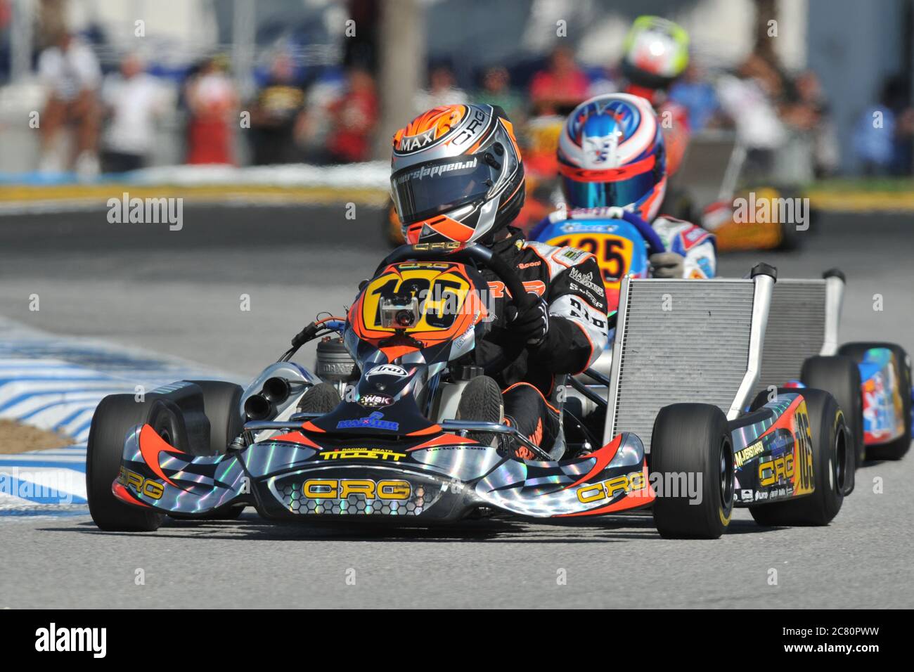 Max Verstappen's junior international karting career Stock Photo - Alamy