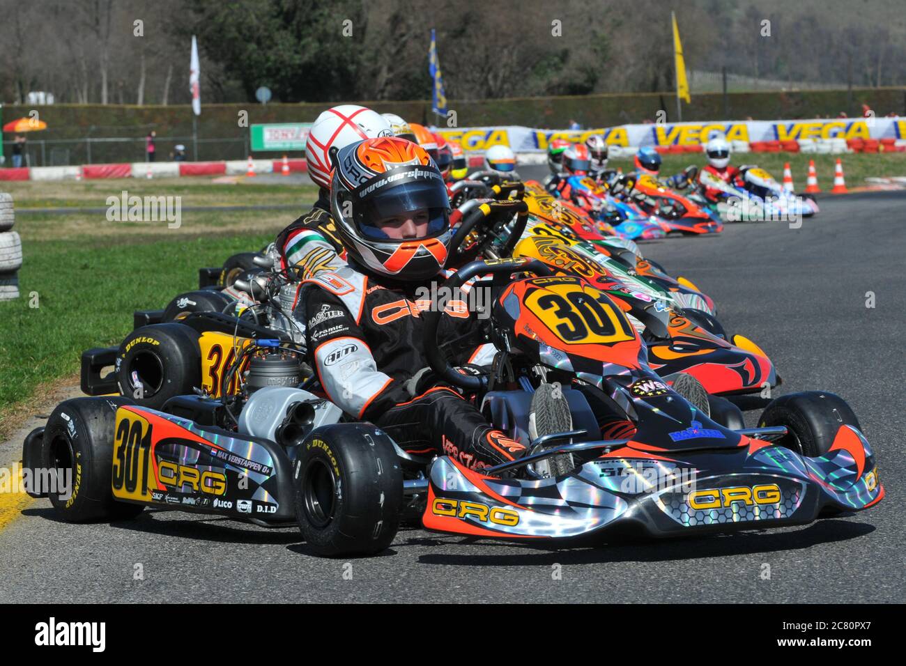 Max Verstappen's junior international karting career Stock Photo - Alamy