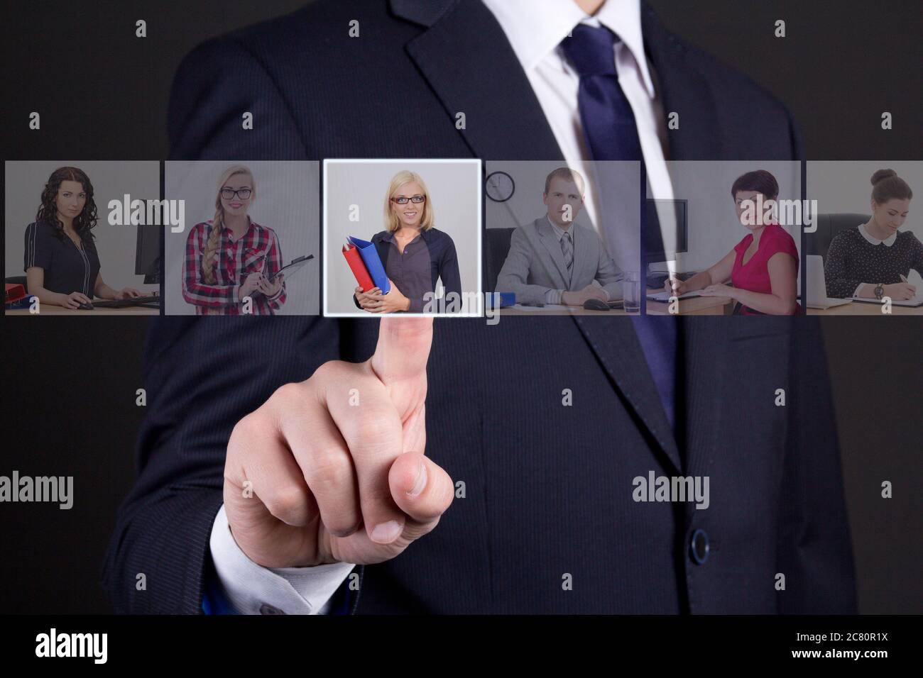 Business portraits dark background hi-res stock photography and images ...