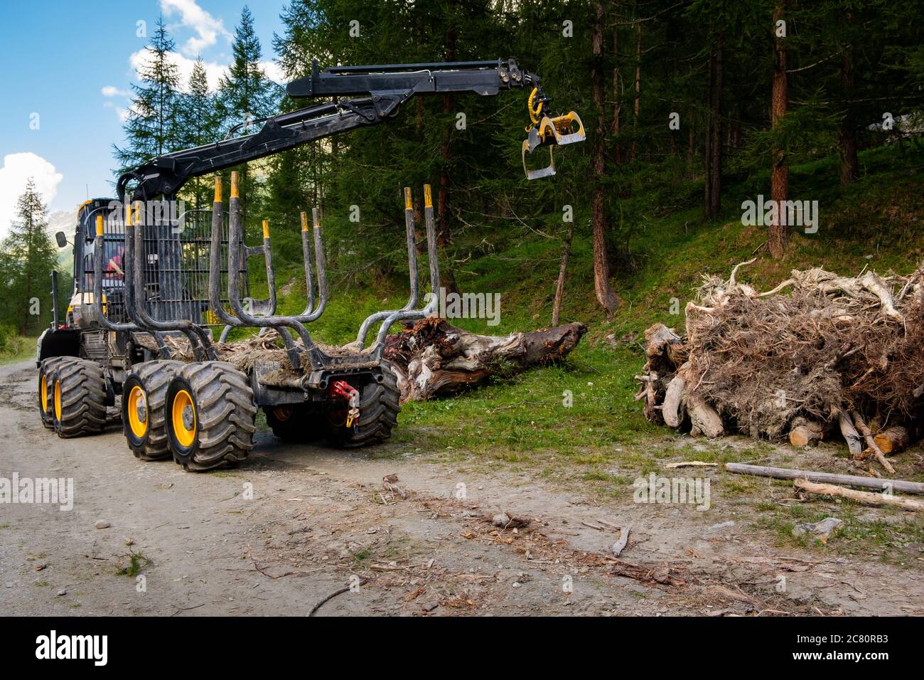 Bulldozer logging bulldozer hi-res stock photography and images - Alamy