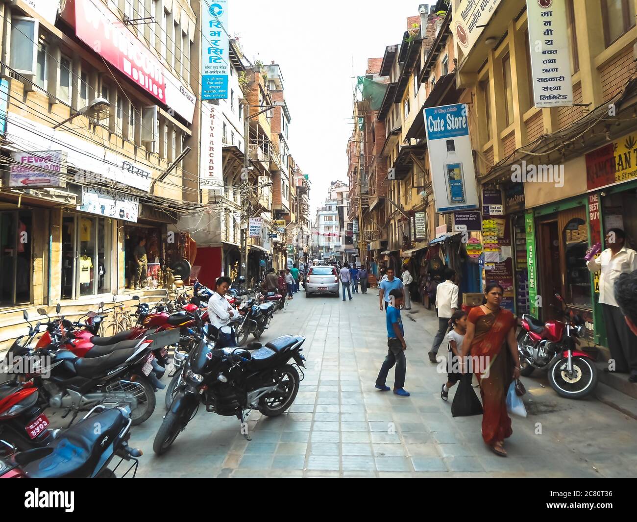 Thamel nepal bazaar hi-res stock photography and images - Alamy