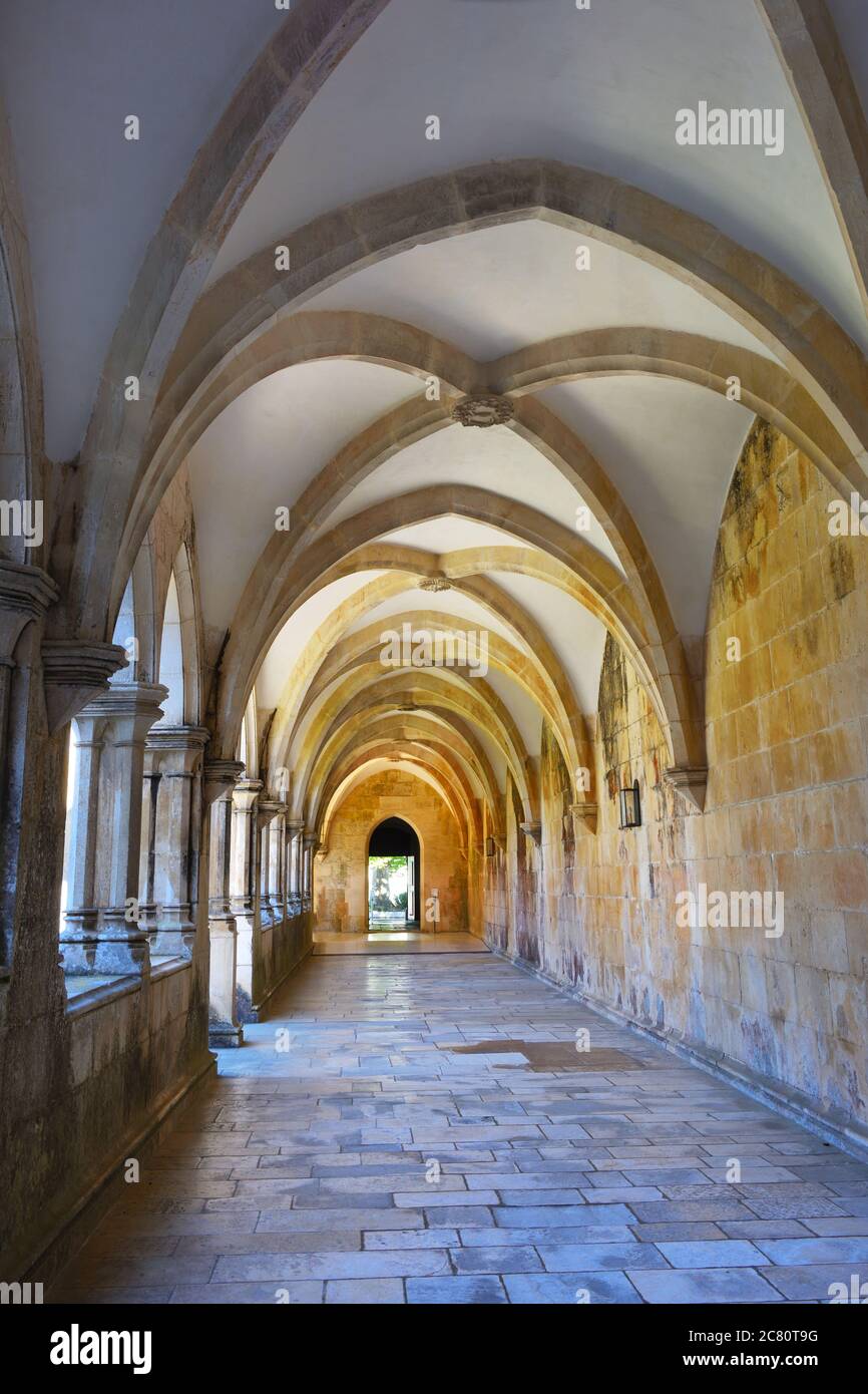 Cloister of the Monastery of Batalha. Monastery of Saint Mary of the ...