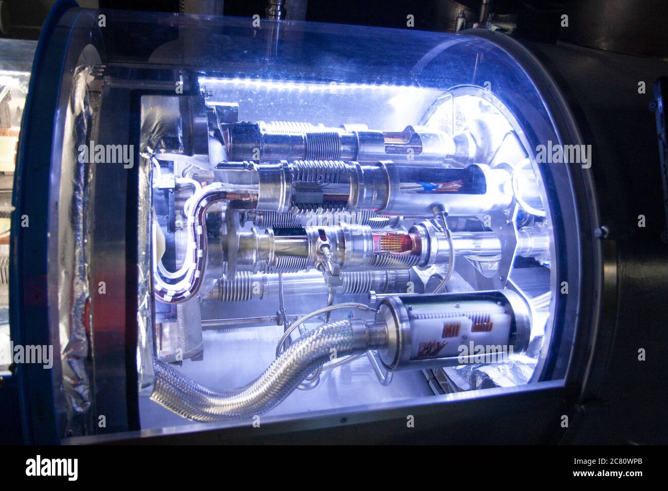 Model of part of the LHC, Large hadron Collicader, world's largest and ...