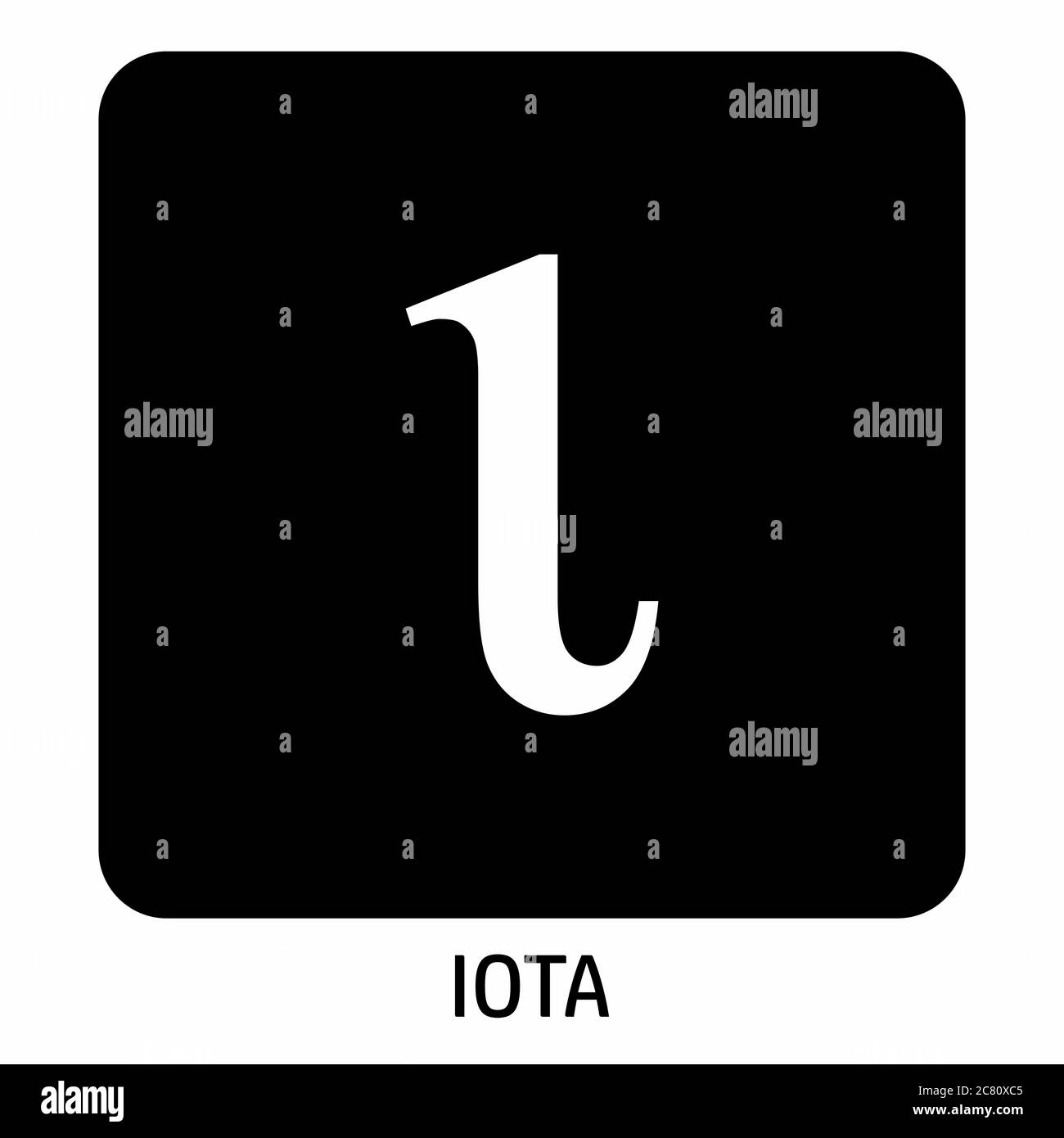 Iota Greek letter icon Stock Vector Image & Art - Alamy
