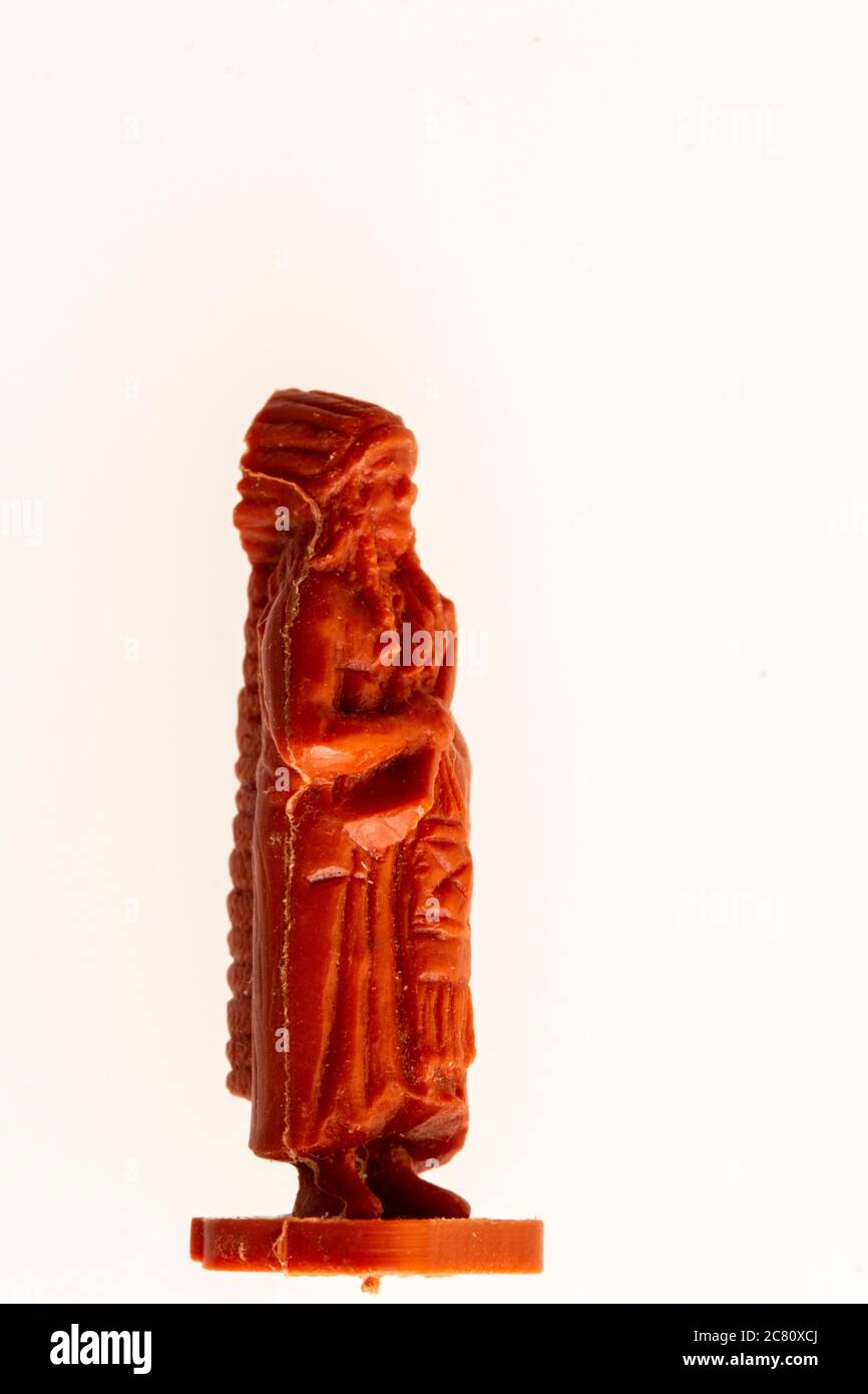 Airfix HO/00 scale model Indian figure from the 1960's against plain ...