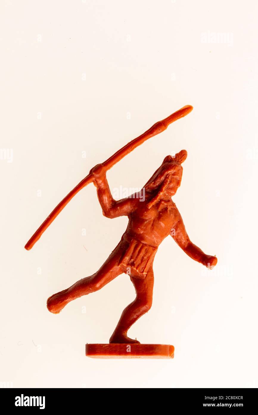 Airfix HO/00 scale model Indian figure from the 1960's on plain ...