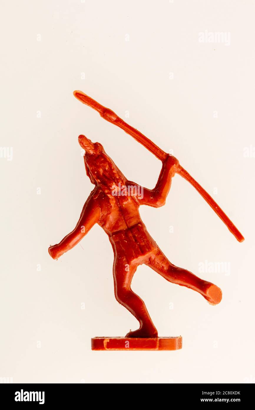 Airfix HO/00 scale model Indian figure from the 1960's on plain ...