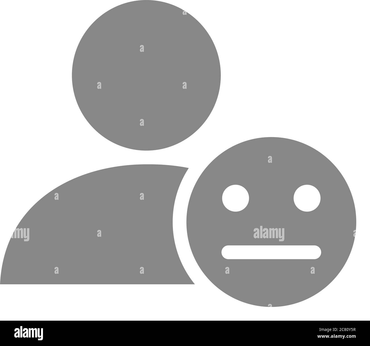 Woman neutral face expression Stock Vector Images - Alamy