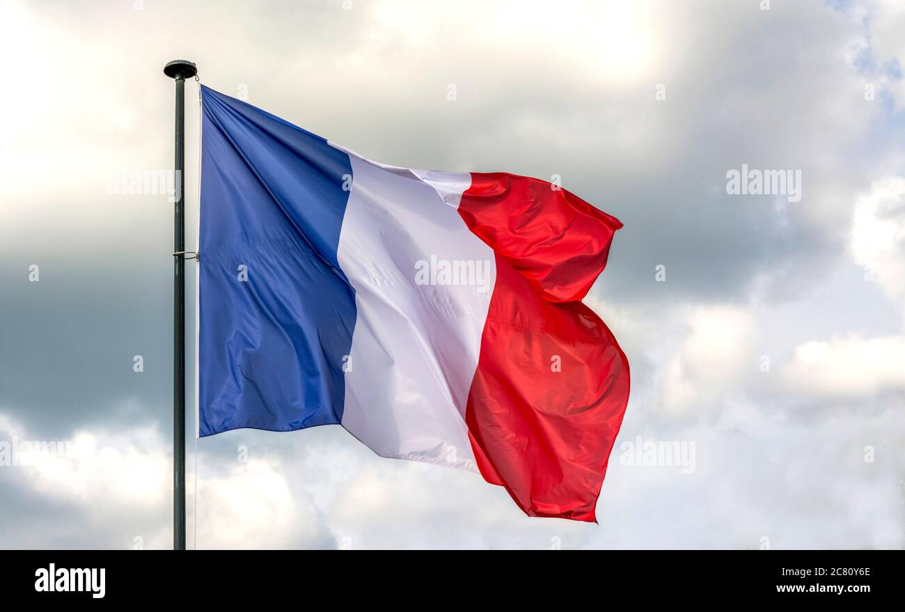 French Flag Waving
