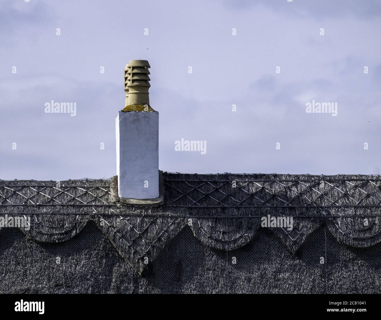 A Thatched roof detail Stock Photo - Alamy