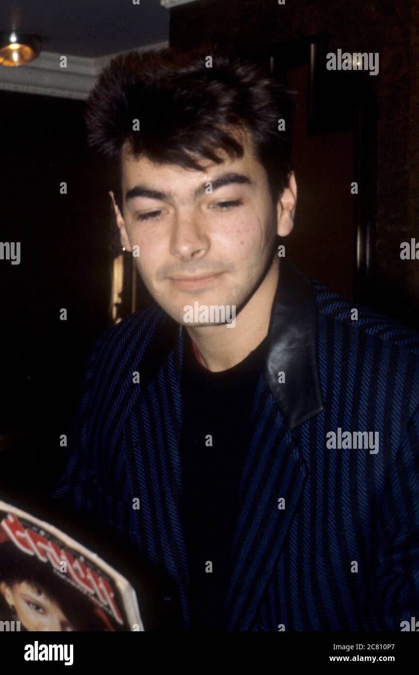 John Moss of Culture Club at a press conference at the Royal Garden ...