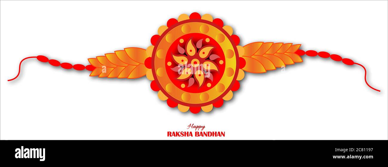 Vector Illustration for Rakhi Festival Background Design with Creative ...