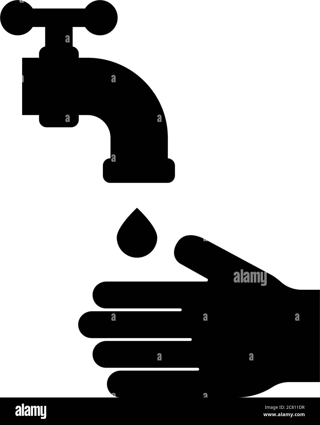 Please wash your hands sign vector vectors hi-res stock photography and ...