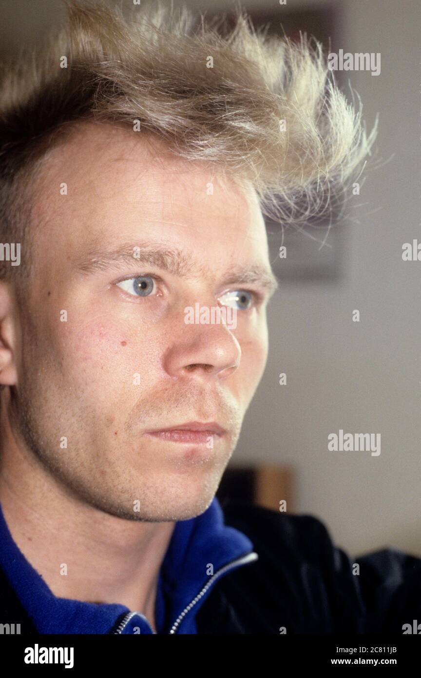 Vince Clark at a photoshoot at Mute Records. London, 6/14/1985 | usage ...