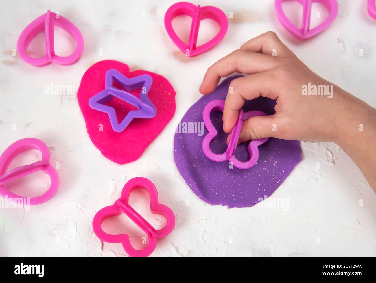 Kindergarten playdough activity hi-res stock photography and images - Alamy