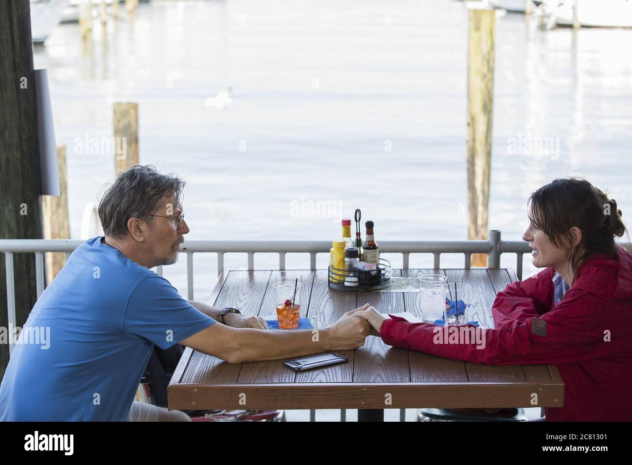 GARY OLDMAN and EMILY MORTIMER in MARY (2019), directed by MICHAEL GOI ...