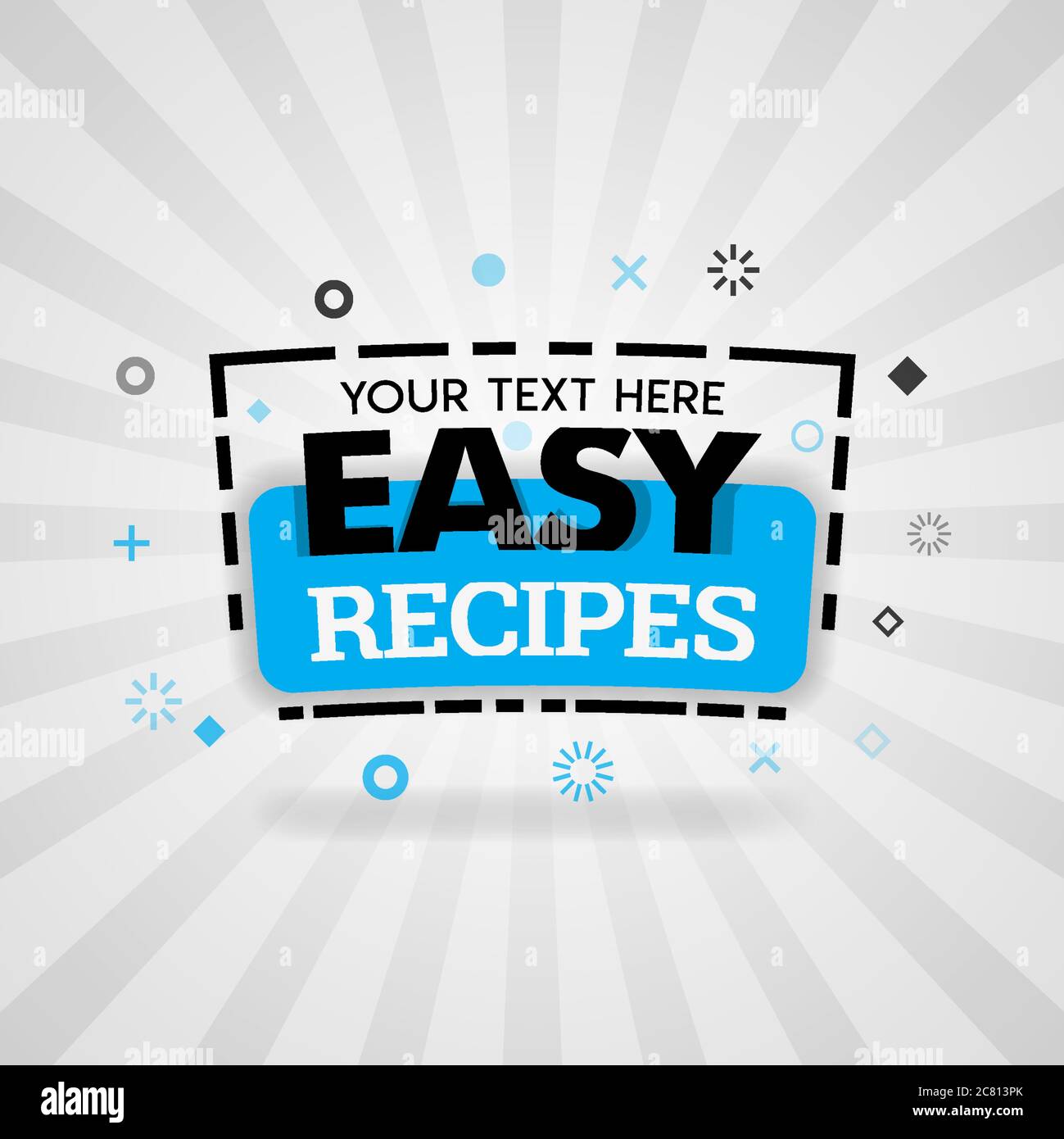 Easy make food Stock Vector Images - Alamy