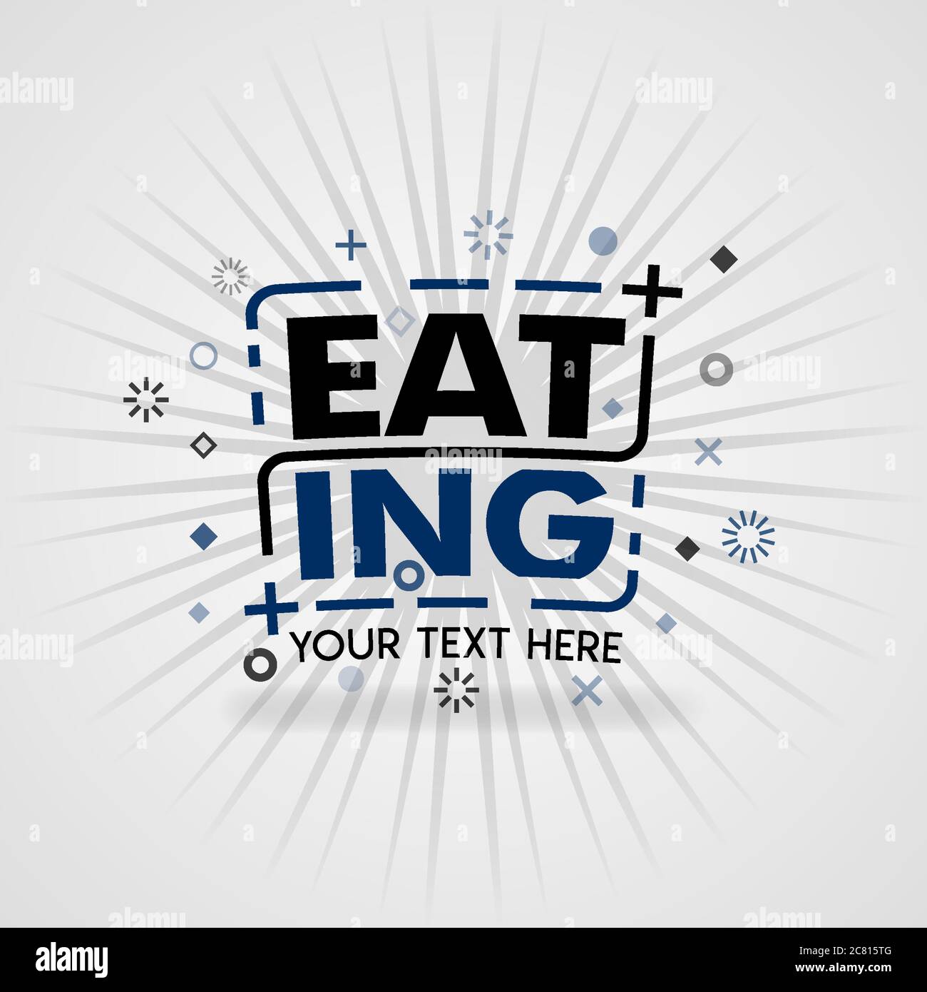 Purple logo template for eating food. for promotion, advertising ...