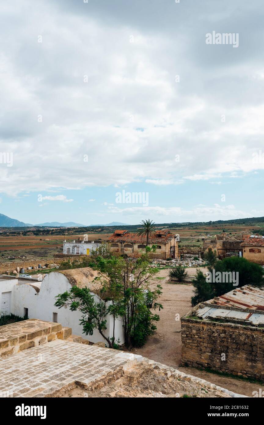 The ancient roman ruins of Uthina in Tunisia Stock Photo - Alamy