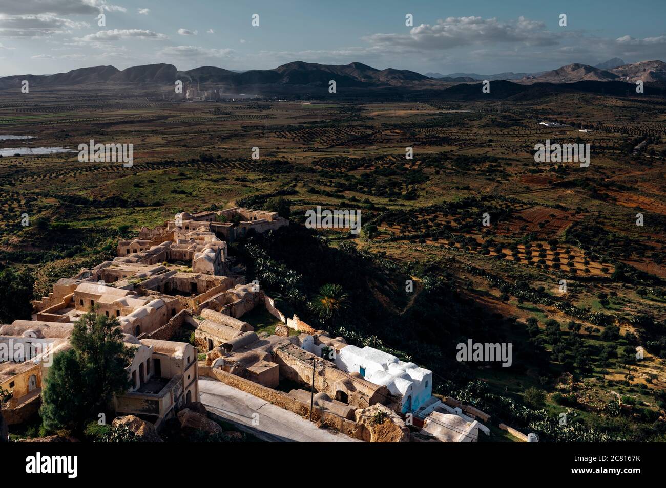 The ancient village of Takrouna in Sahel, Tunisia Stock Photo - Alamy