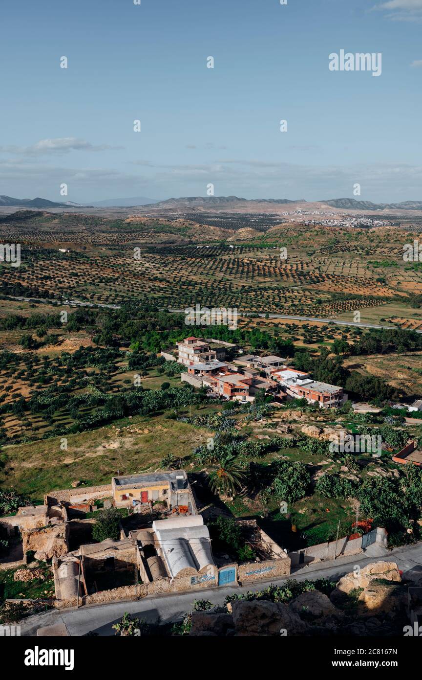 The ancient village of Takrouna in Sahel, Tunisia Stock Photo - Alamy
