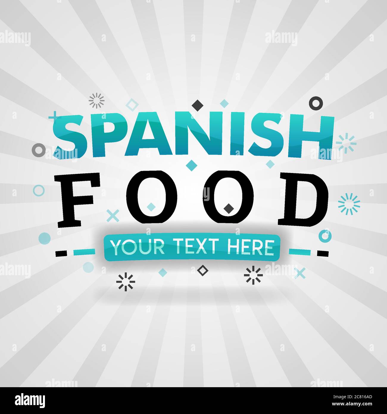Spanish advertising Stock Vector Images - Alamy