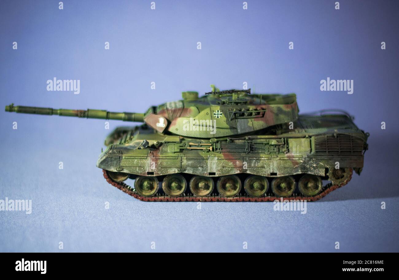 Model of Tiger tank from WWII. On an isolated background Stock Photo ...