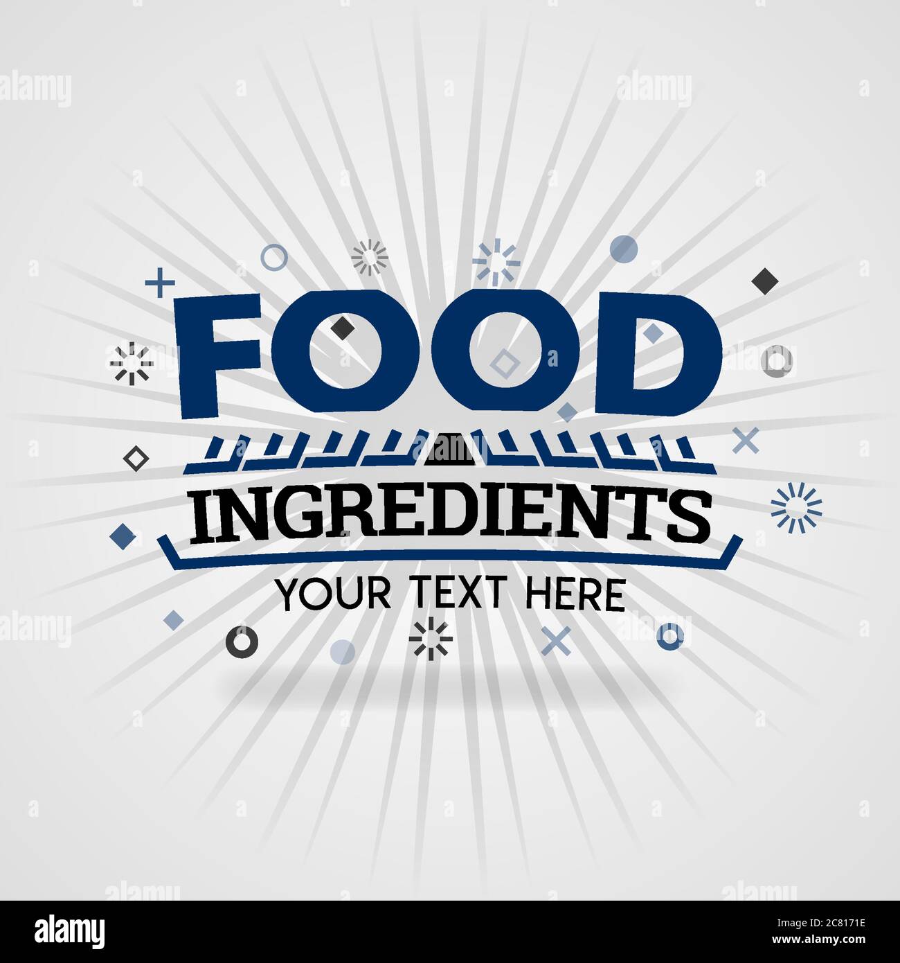 Purple logo template for food ingredients. for promotion, advertising ...