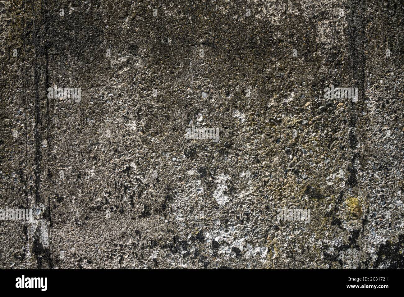 Closeup shot of the surface of an old concrete structure Stock Photo ...