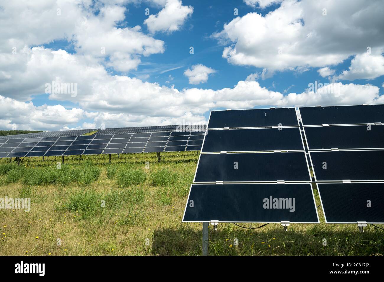 Solar panels used generate electricity hi-res stock photography and ...