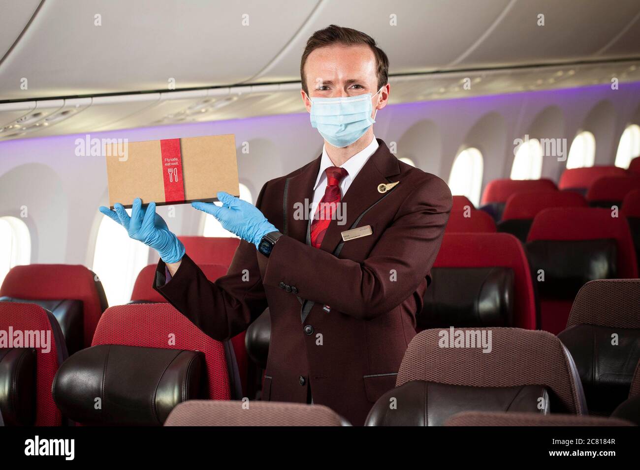 EDITORIAL USE ONLY Flight Service Manager, Simon Cowley unveils the new ...