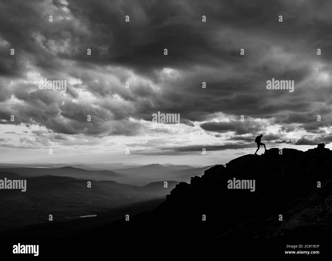 Ridge silhouette Black and White Stock Photos & Images - Alamy