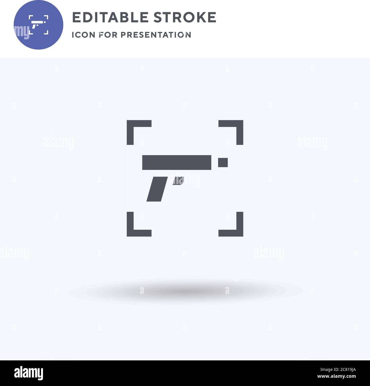 Action Movie icon vector, filled flat sign, solid pictogram isolated on ...