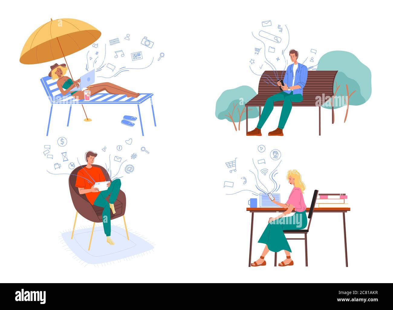 Surfing device Cut Out Stock Images & Pictures - Alamy