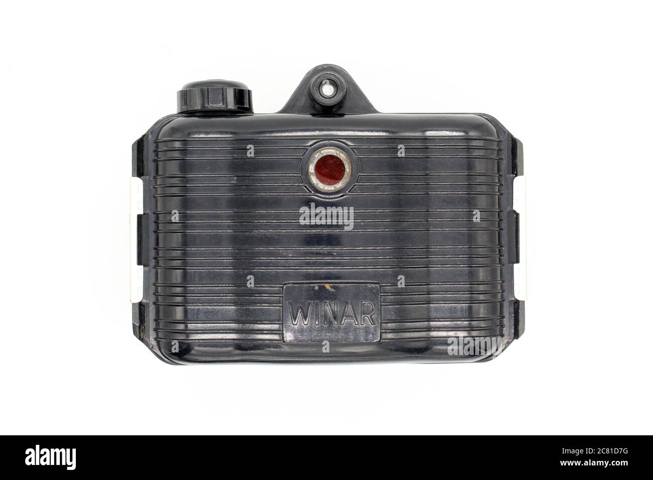 Back of and old camera, isolated on a white background Stock Photo - Alamy