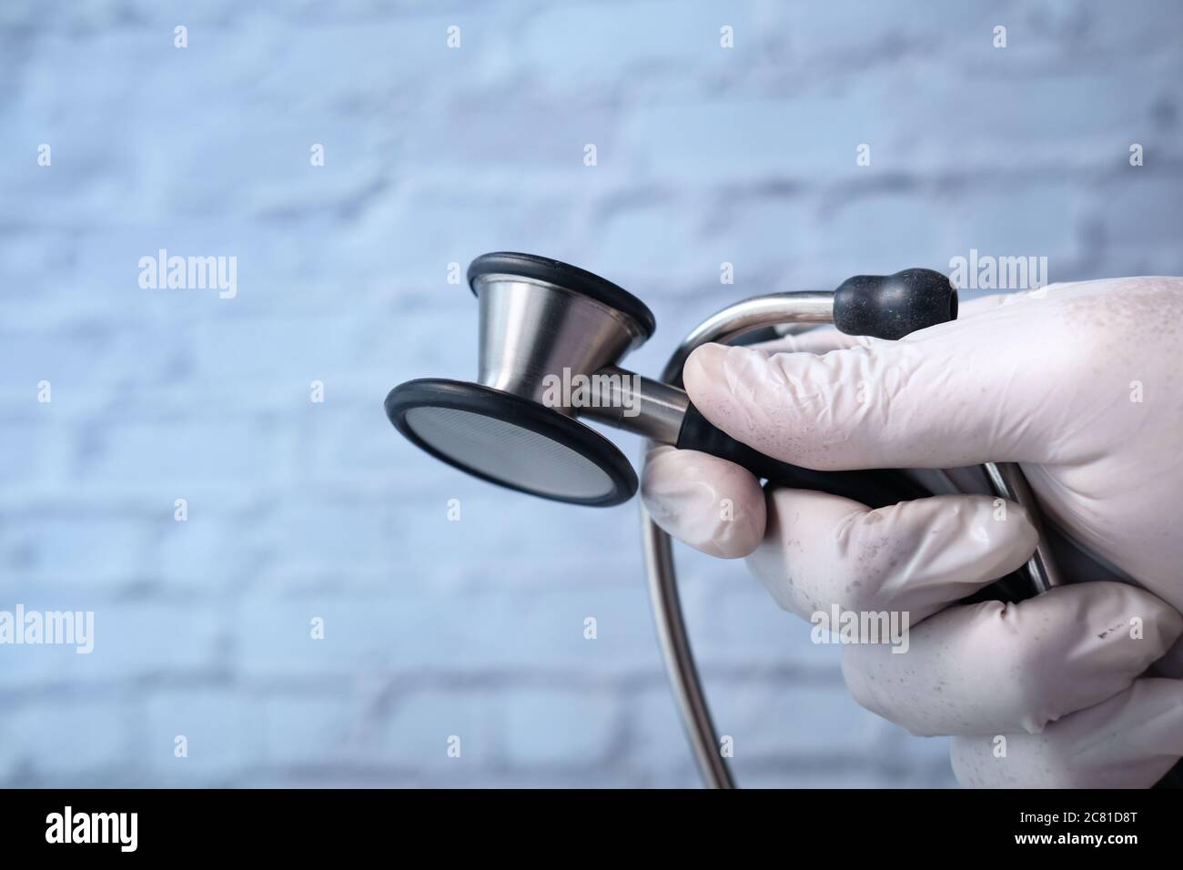 Close up of doctor hand holding stethoscope Stock Photo - Alamy