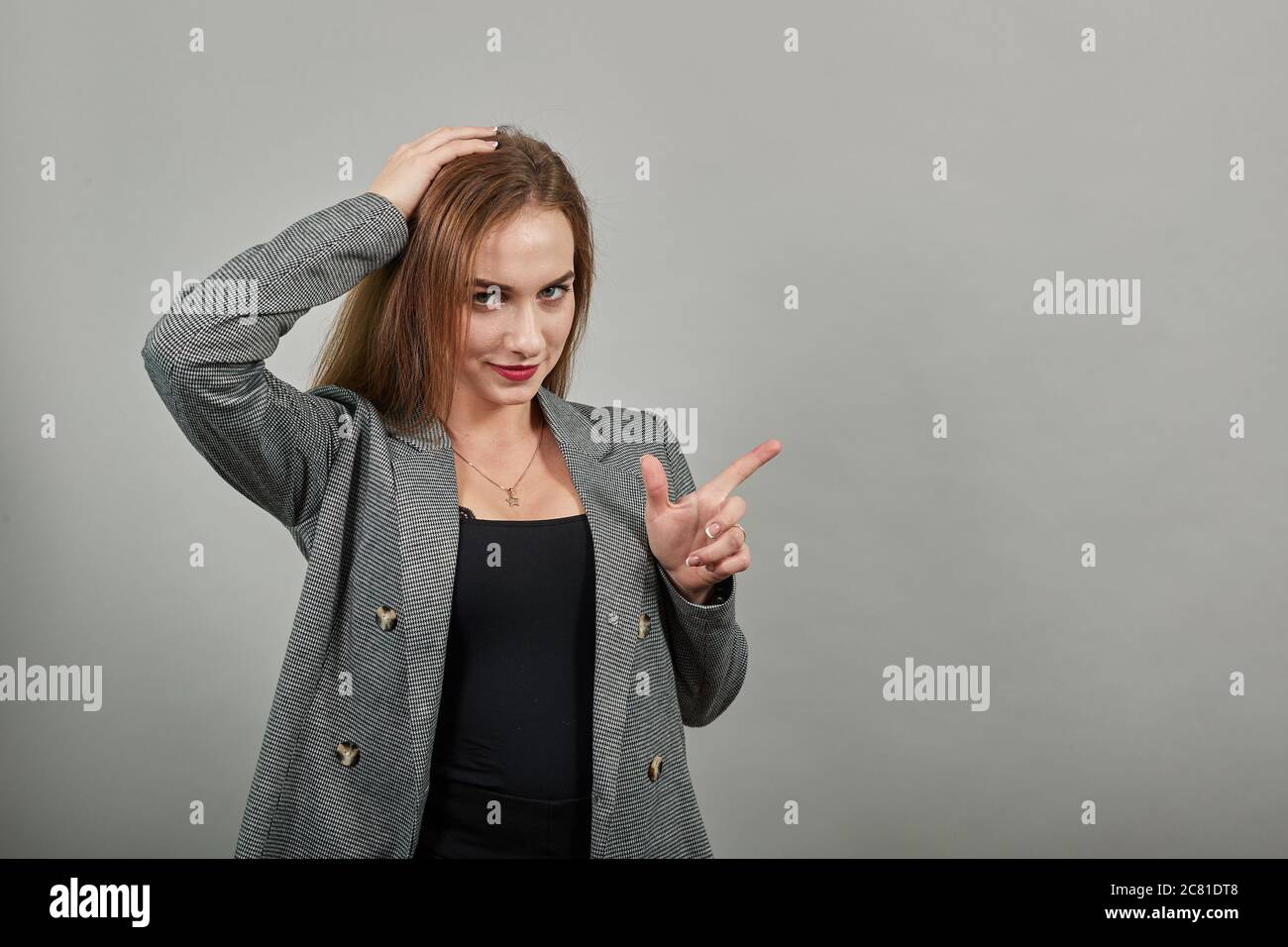 Hand pointer with forefinger pointing forward. Index finger to show ...