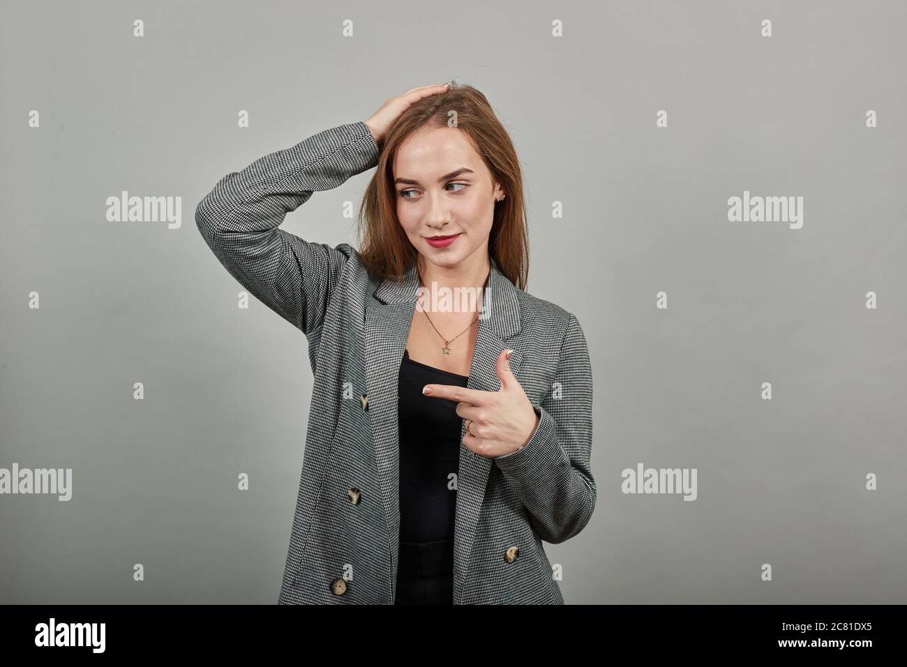 Hand pointer with forefinger pointing forward. Index finger to show ...