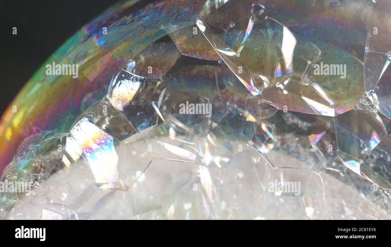 Psychedelic soap bubbles Stock Photo - Alamy