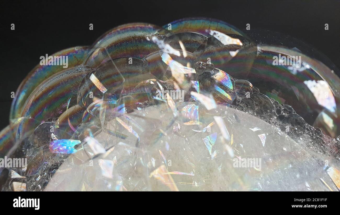Psychedelic soap bubbles Stock Photo - Alamy