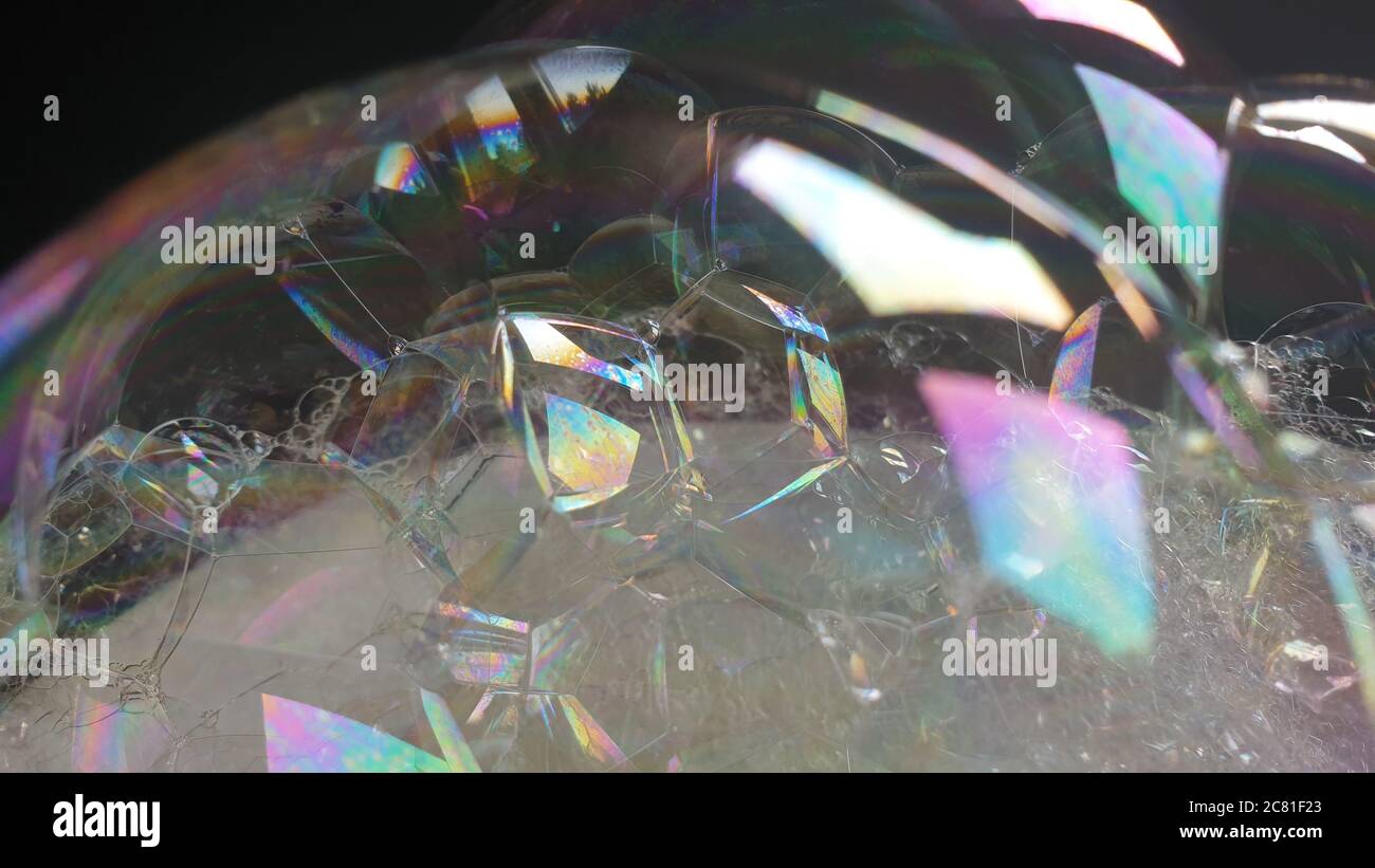 Psychedelic soap bubbles Stock Photo - Alamy