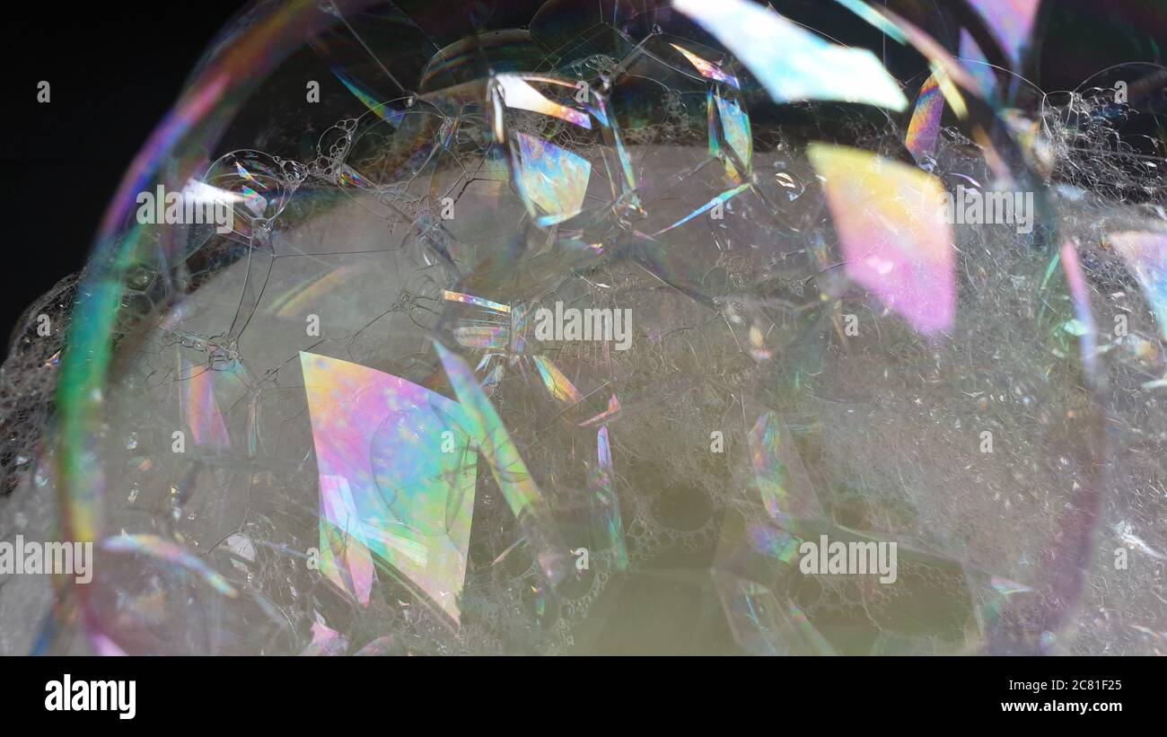 Psychedelic soap bubbles Stock Photo - Alamy